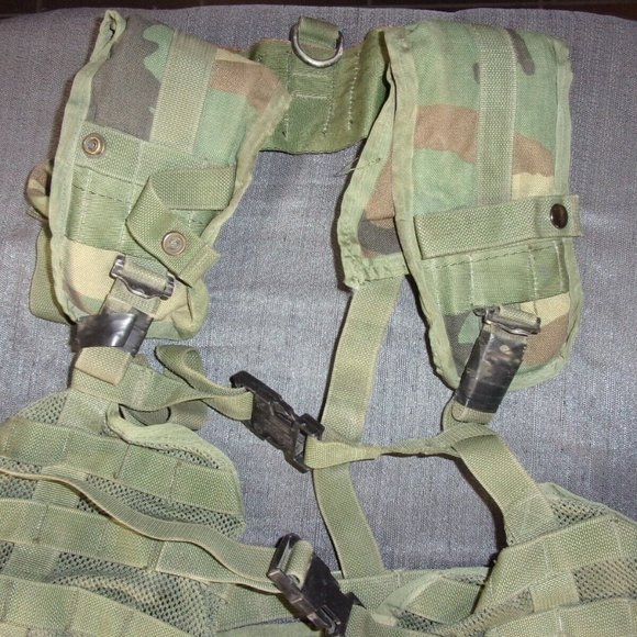 Jackets & Coats | Us Military Bdu Woodland Camouflage Vest Enhanced ...